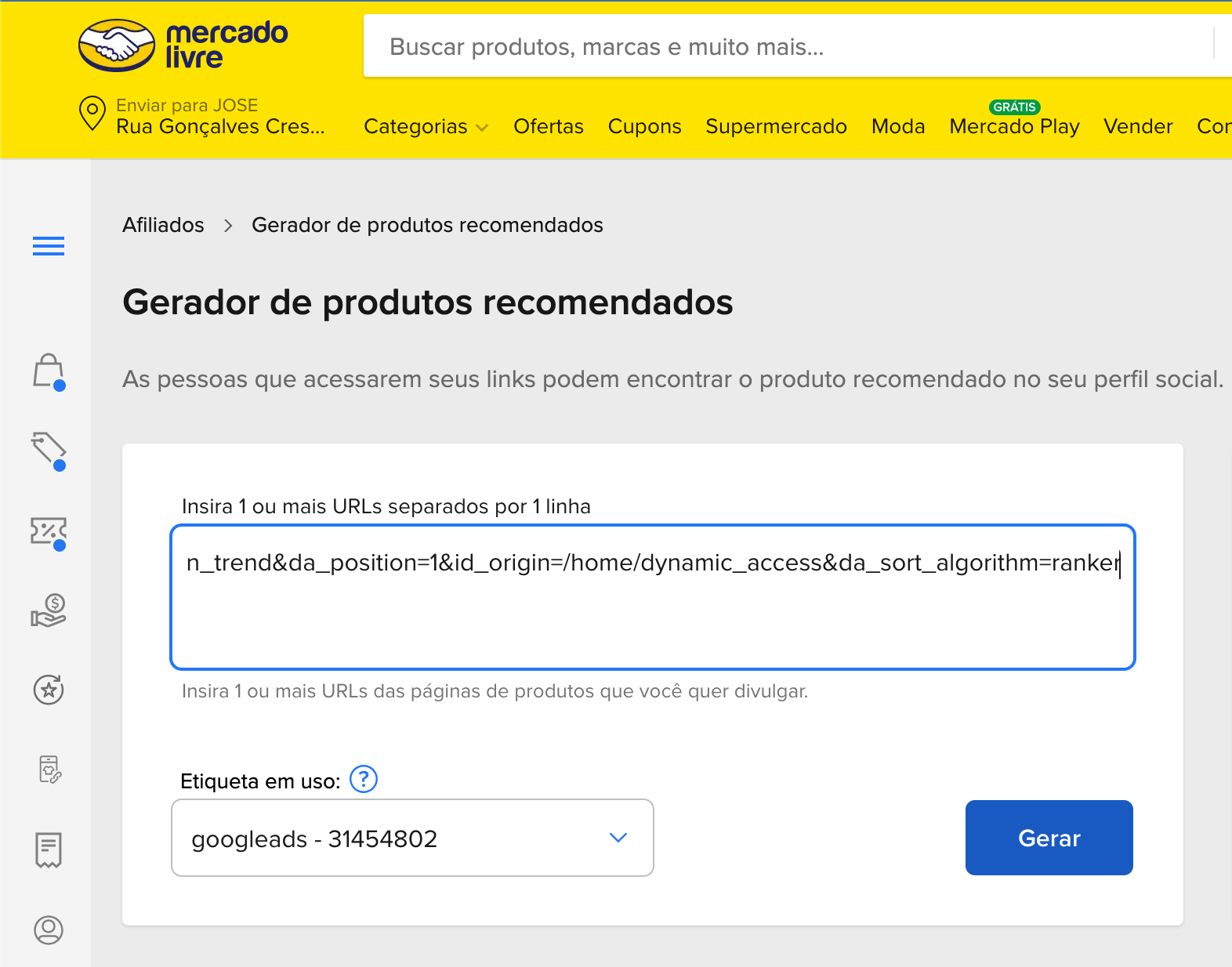 Como Pegar Seu Link de Afiliado no Mercado Livre: Guia Rápido